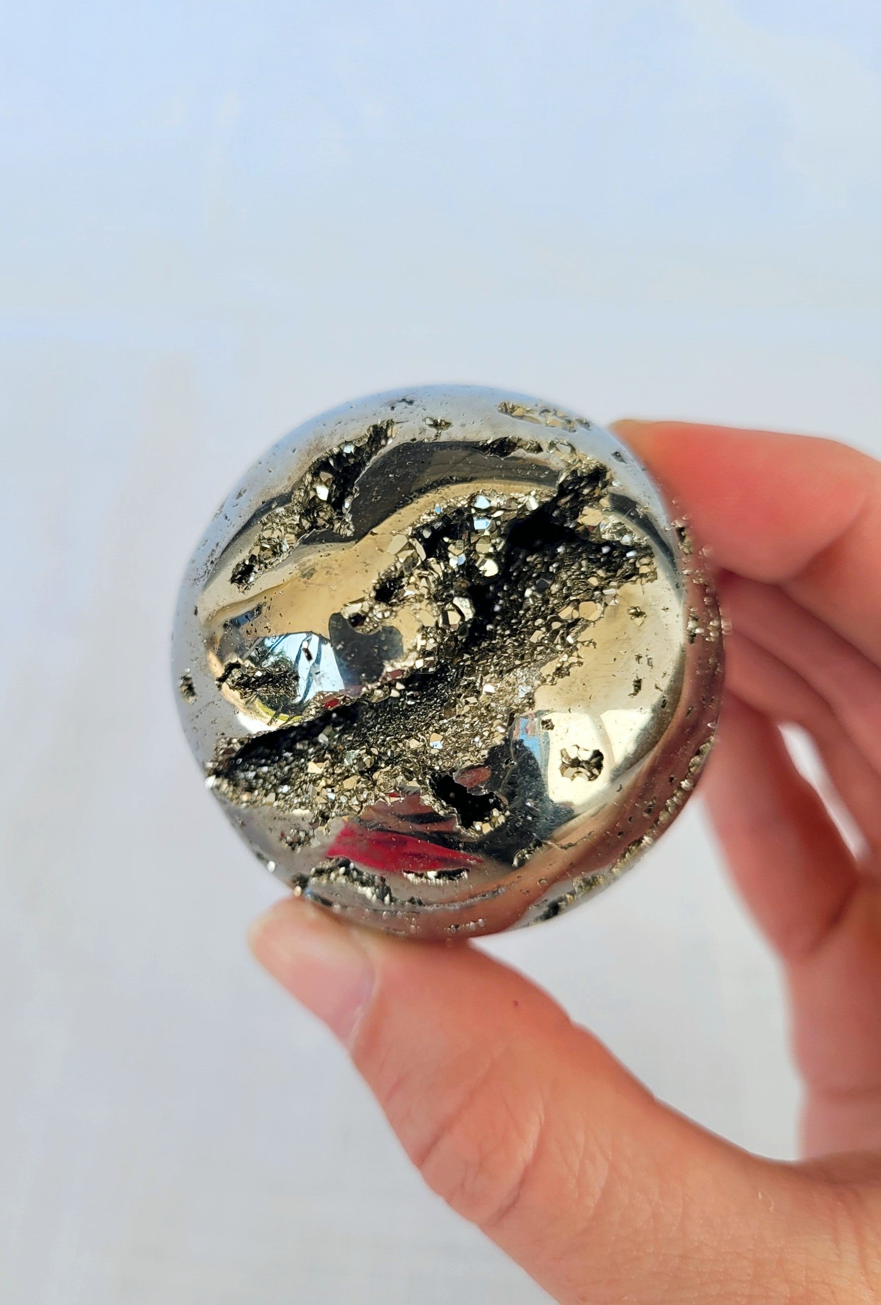 Pyrite Sphere – Alluring Quartz